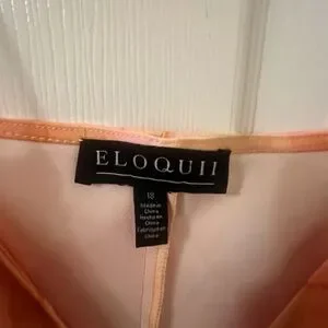 Eloquii | Dresses | Eloquii Orange And Pink Maxi Dress | Poshmark